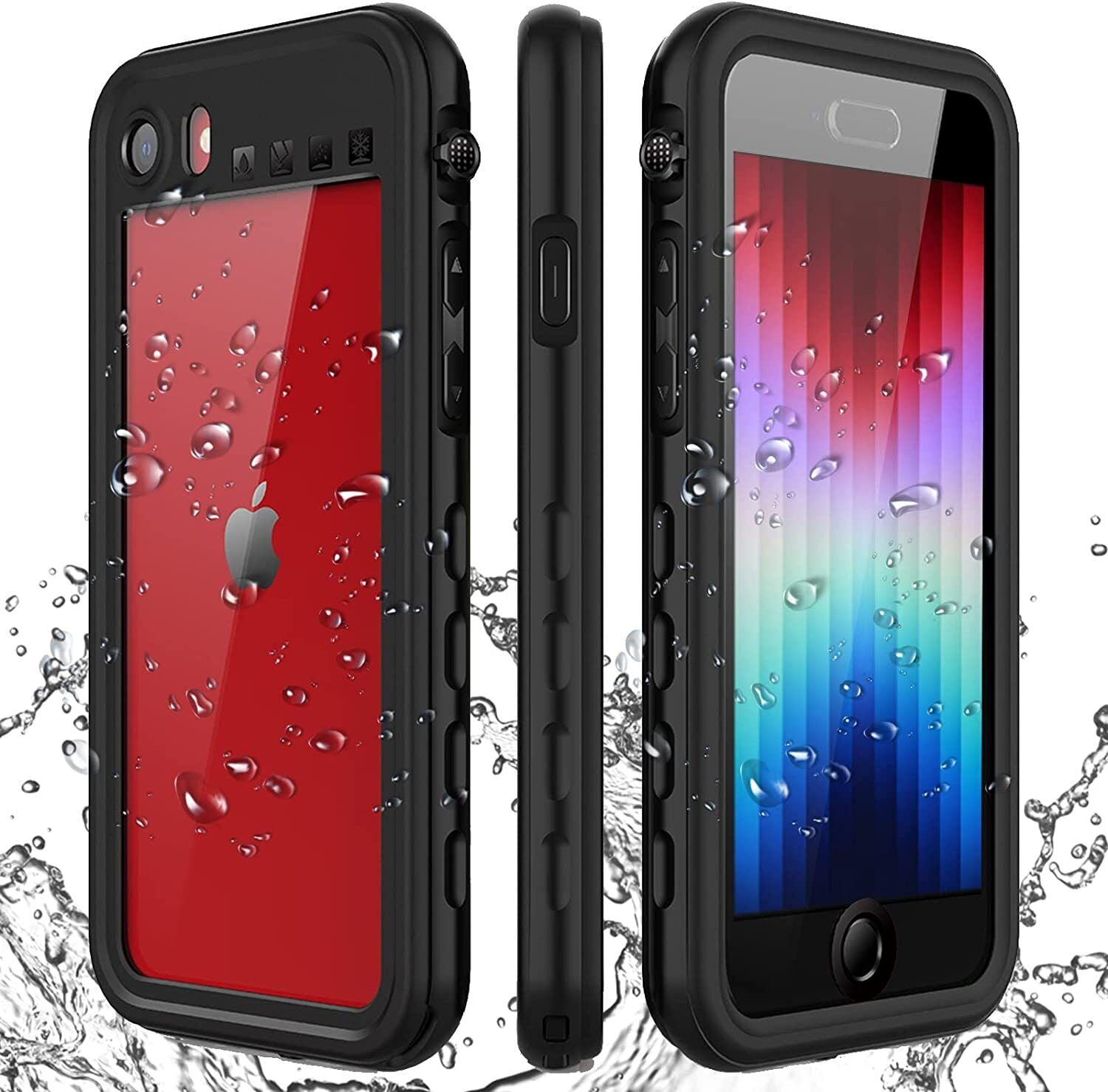 For iPhone SE 3rd Generation 2022 Waterproof Case Shockproof Cover ...