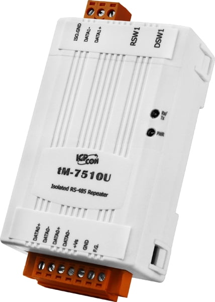 TM-7510U Isolated RS-485 Repeater Extends Communication Distance by ...