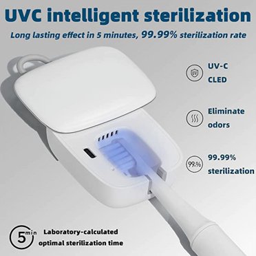 Pursonic Portable UV Toothbrush Sanitizer, Ultraviolet Light Sterilizer ...