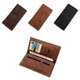 and Men's Long PU Wallet Casual Simple Clutch Coin Purses Card Case ...
