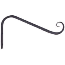 Panacea 5 In. Black Powder-Coated Angled Wrought Iron Hanging Plant ...