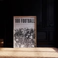 100 Football Legends Poster - The Unforgettable Icons of Soccer History ...