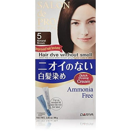 DARIYA Salon De Pro Ammonia Free Hair Dye Color Silk For Gray Hair - 5 ...