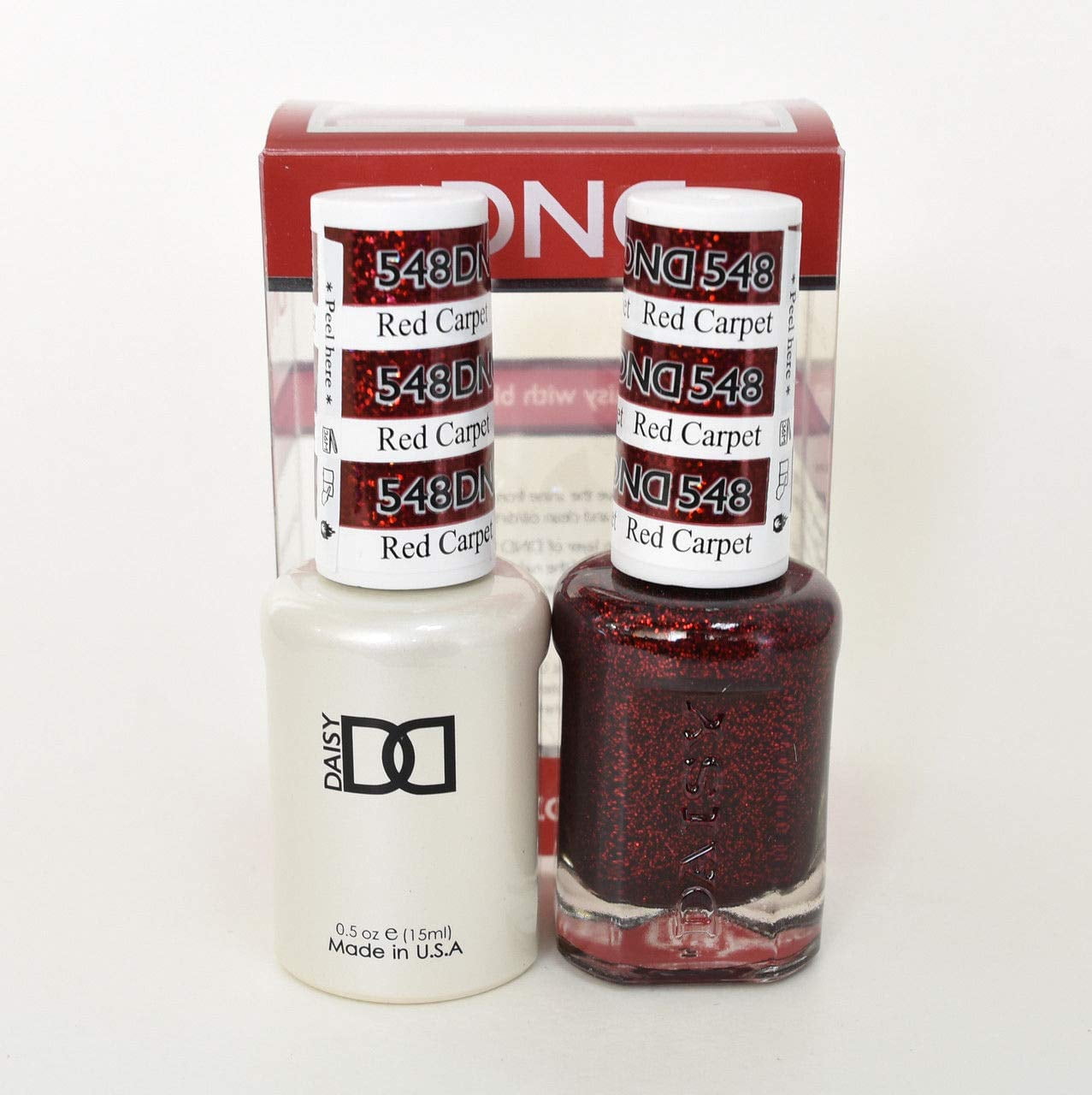 Gel and Matching Polish #548 Red Carpet By DND - Walmart.com