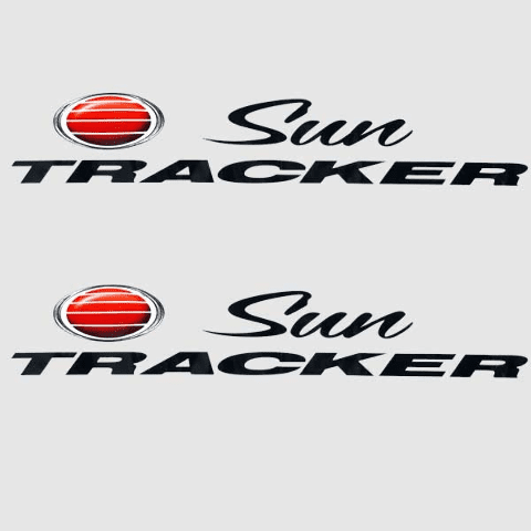 Tracker Boat Decals | Marine 27 x 4 Inch Sun Tracker Pontoon (Pair ...