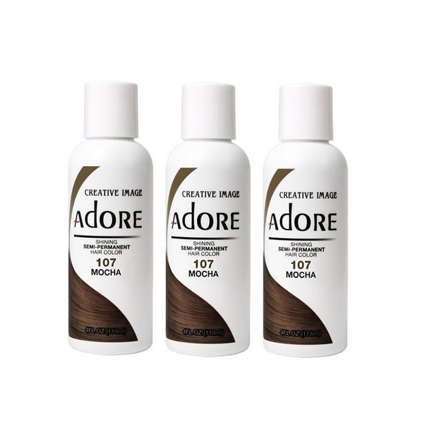 [3 PACK] Creative Images Systems Adore Semi-Permanent Hair Color [#107 ...