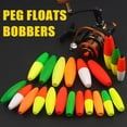 Peg Floats Fishing Bobbers, Foam Cigar Fishing Floats Bobbers Catfish ...