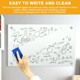 Glass White Board for Wall Dry Erase Board 48" x 32" (2pcs) Magnetic ...