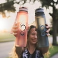 Live Infinitely Insulated Water Bottle with Time Marker BPA-Free 24 oz ...