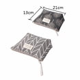 2 Pcs Women Travel Cosmetic Bag Handbag Female Zipper Purse Small Make ...