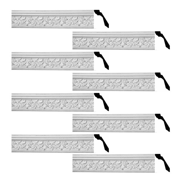 Renovator's Supply Cornice Crown Mouldings White Urethane Leaf Ornate ...