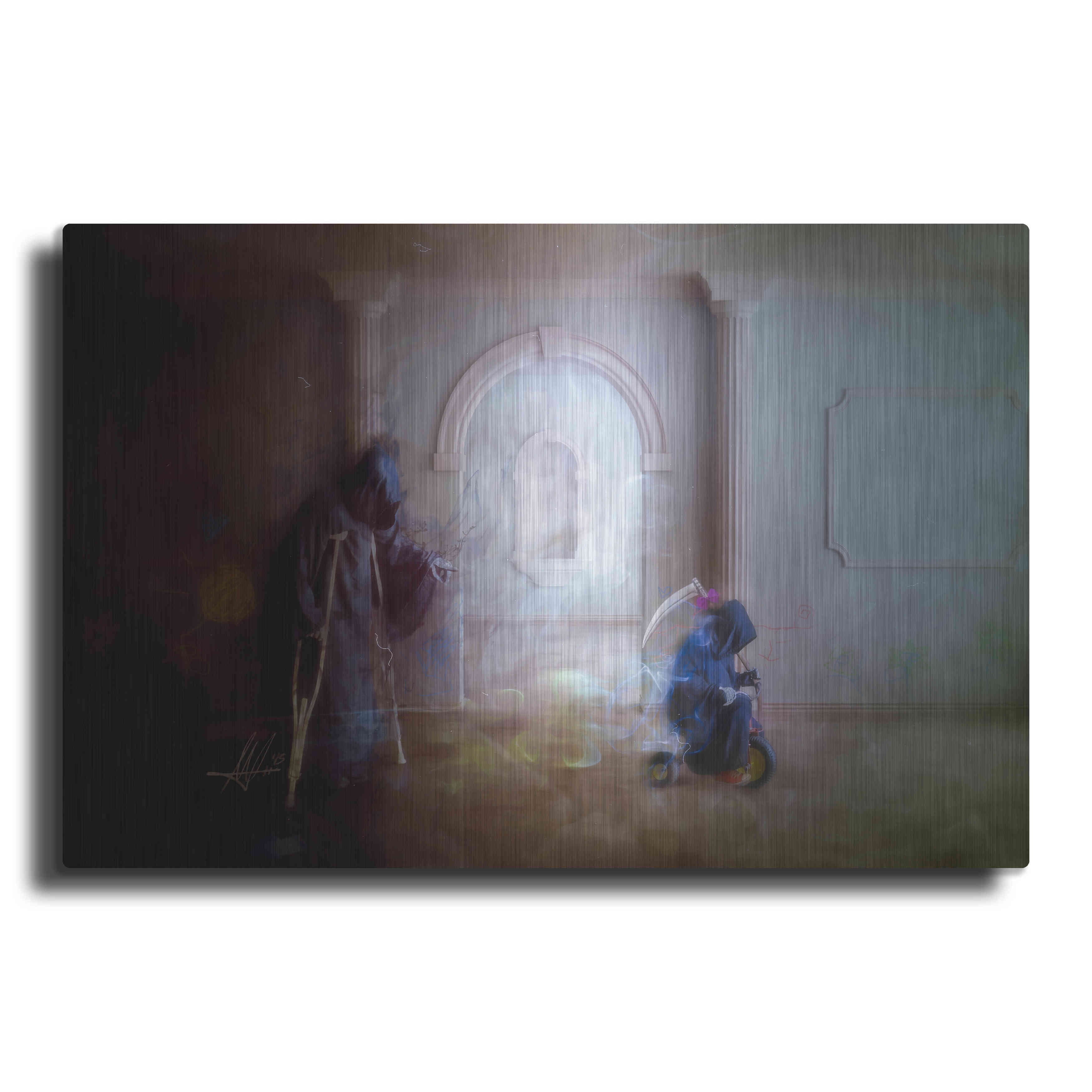 Luxe Metal Art 'The New Generations' by Mario Sanchez Nevado, Metal ...