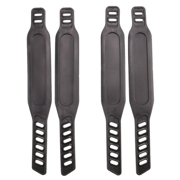 2 Pairs Bike Pedal Straps Adjustable Length Universal Pedal Straps For ...