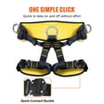 KFFKFF 340 lb Half Body Safety Harness Tree Climbing Harness Padding on ...