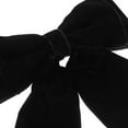 BESTYASH Reusable Black Velvet Bow Brooch Pin Large Bow Tie Style for ...