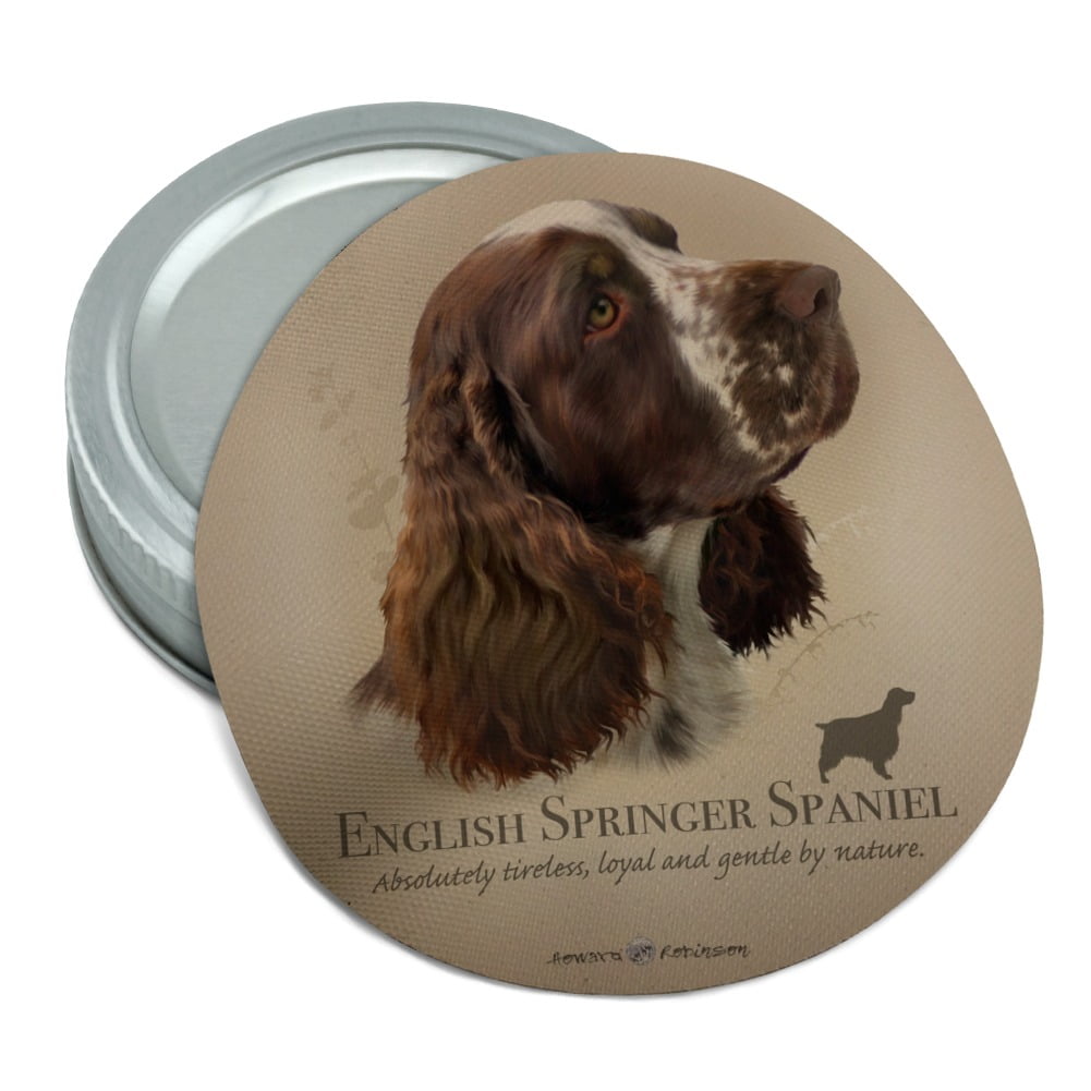English Springer Spaniel Dog Breed Round Rubber Non-Slip Jar Gripper ...