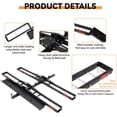Dual Motorcycle Hitch Carrier - Steel Bike Hauler with Loading Ramp ...