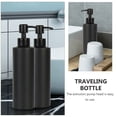 BESTYASH 1Pc Stylish Black Shower Gel Bottle with Easy Press Pump Head ...