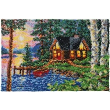 Rug Making Latch Hooking Kit | Summer Camping - Walmart.com