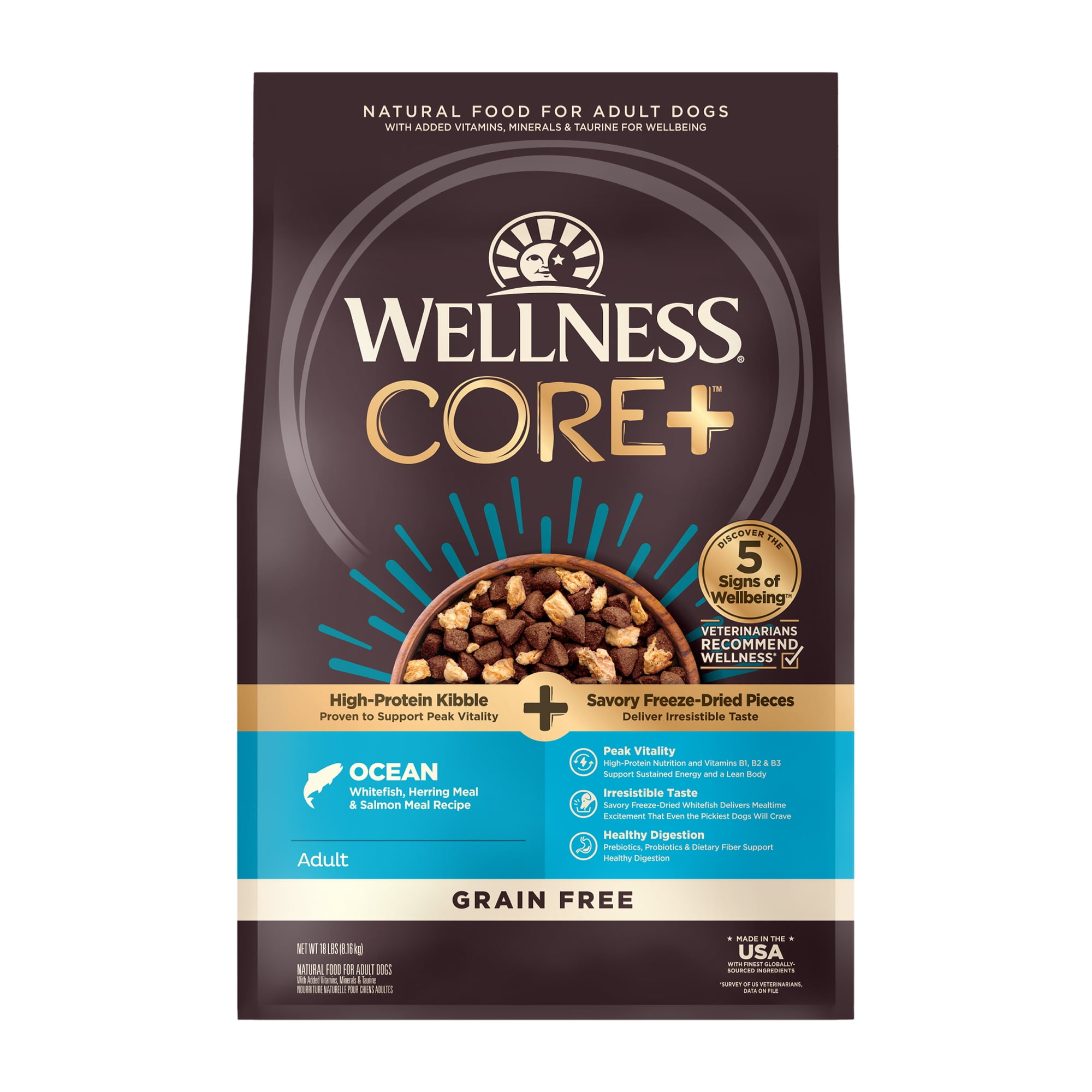 Click here for Wellness Core+ Dry Dog Food With Freeze Dried Piec... prices