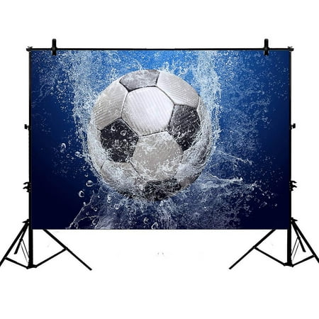 150x220cm Water Drops Soccer Ball World Cup Photography Backdrops Props ...