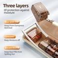 7-day pill organizer with detachable daily boxes - large capacity ...