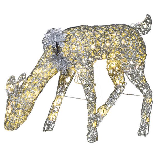 LED Doe Sparkle Rings Wire Christmas Decoration - Walmart.com