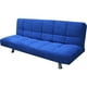 your zone mini futon lounger, multiple colors - Walmart.com