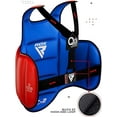 RDX TKD Chest Guard MMA Body Protector, Rib Shield Armor, Blue/Red, S/M ...