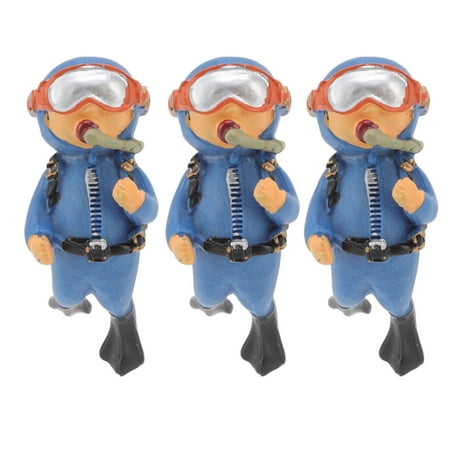 Little Diver Fish Tank Decoration,Cute Little Diver Aquarium Fish ...