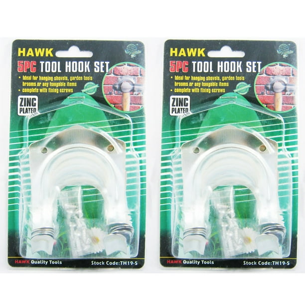 2 Pack Hook Kit Home Garage Workshop Organizer Wall Panel Set Tool ...