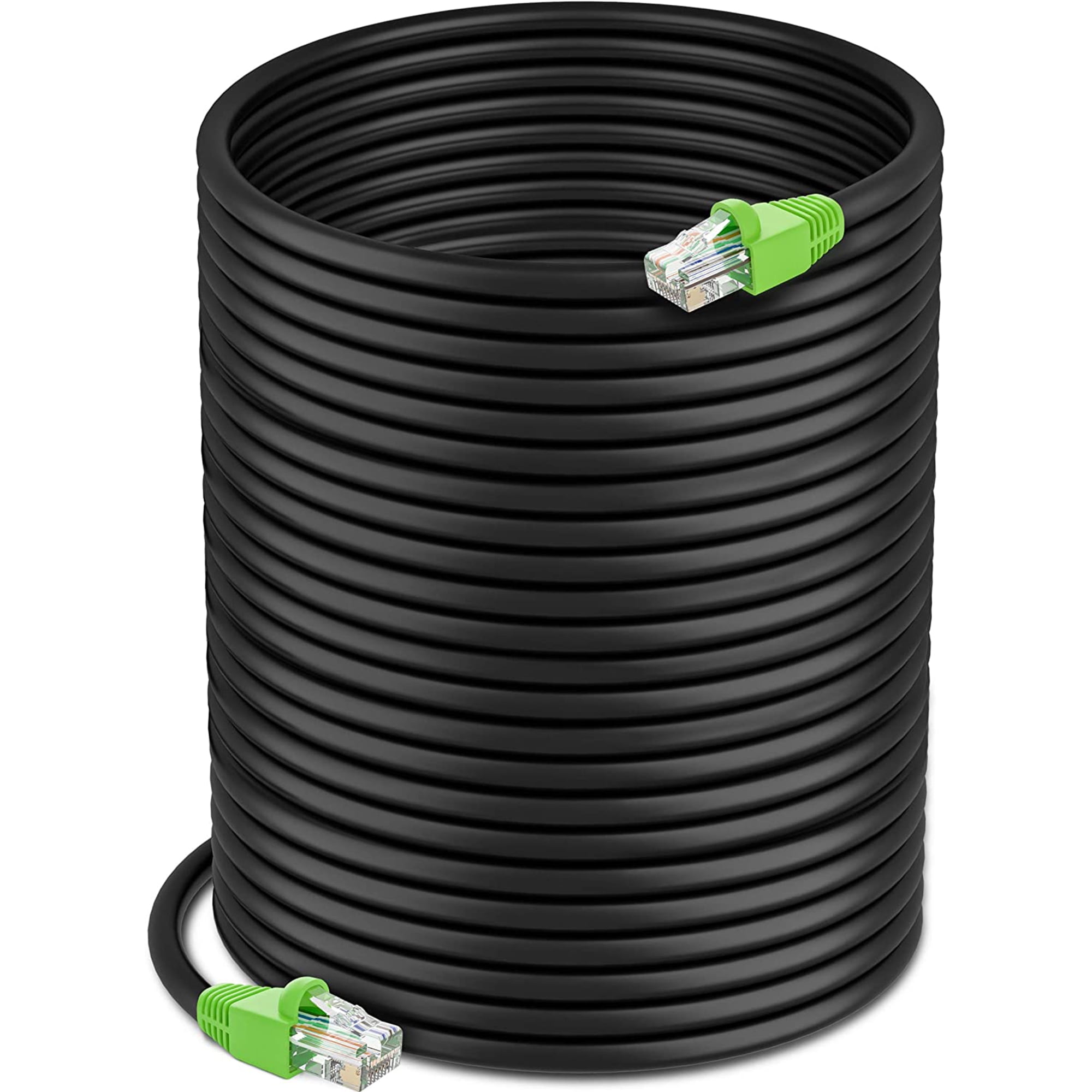 GearIT Cat6 Network Cable Copper Clad Aluminum (CCA) Outdoor Ethernet ...