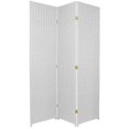 Handmade 6' Woven Fiber Room Divider Dark Mocha - Walmart.com