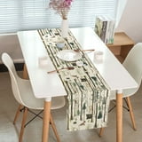 Rustic Forest Table Runner, Rustic Lodge Forest Cabin Country Hunting ...