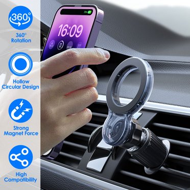 Elook MagSafe Car Mount Magnetic Phone Holder, Powerful Magnets Phone ...