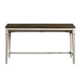 Lexicon Enfield 4-Piece Wood Counter-Height Console Table and Stools in Brown - Walmart.com