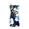 Dresses For Women Floral Print Summer Dresses V Neck Sleeveless Sun