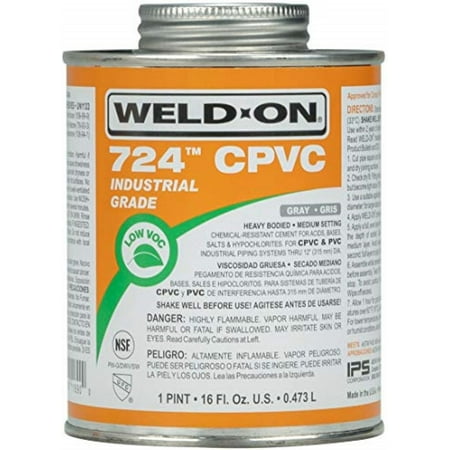 Weld-On 11890 724 Industrial Grade CPVC Heavy-Bodied High Strength ...