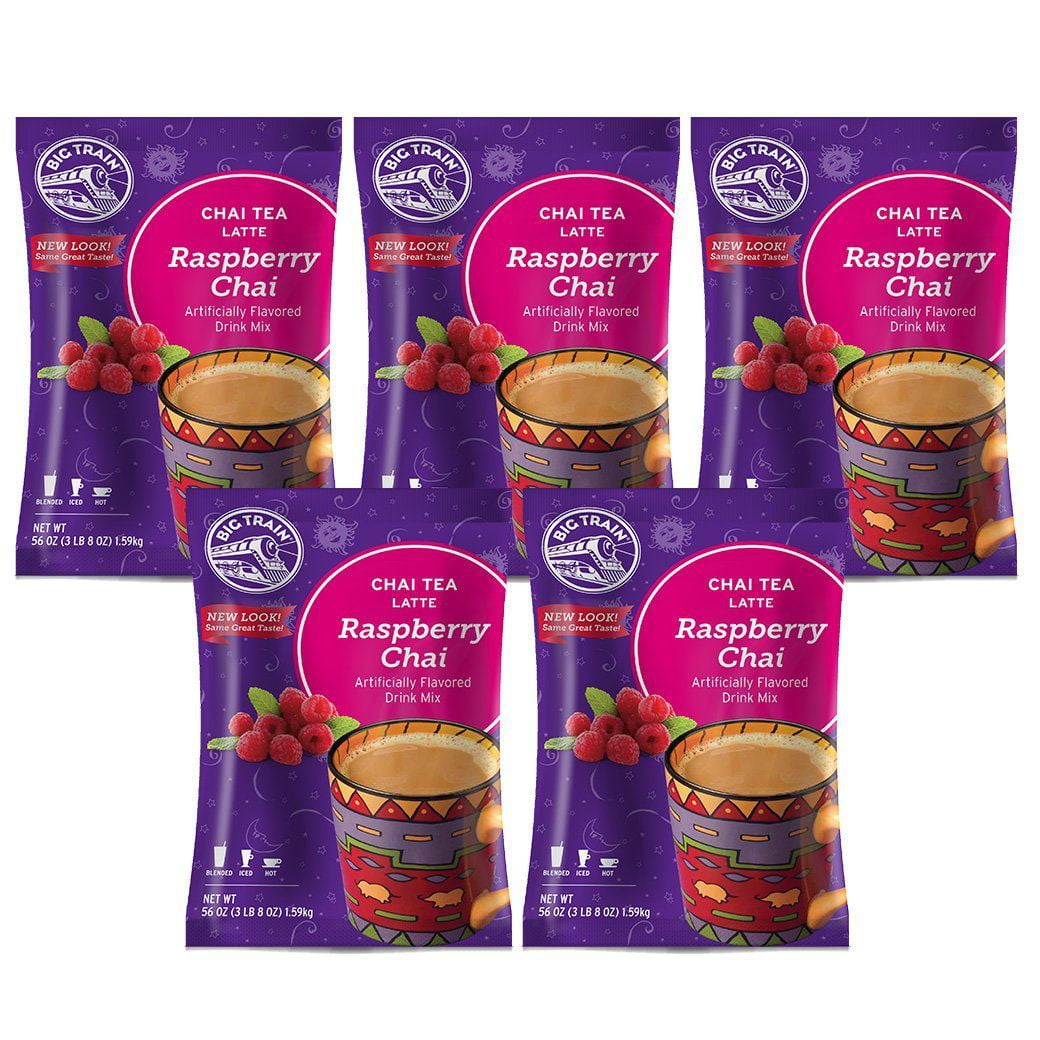 Big Train Chai Tea Latte Mix - 3.5 lb bags - Case of 5 - Single Flavor ...