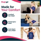 Magic Gel Reusable Flexible Cold Packs, Pain Relief Therapy, 2Pc, Stays ...
