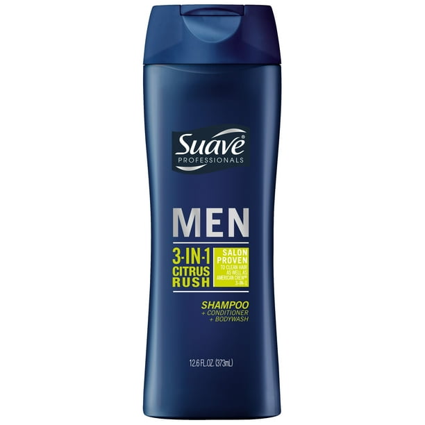 Suave 3-in-1 Citrus Rush Shampoo, 12.6 Oz - Walmart.com - Walmart.com