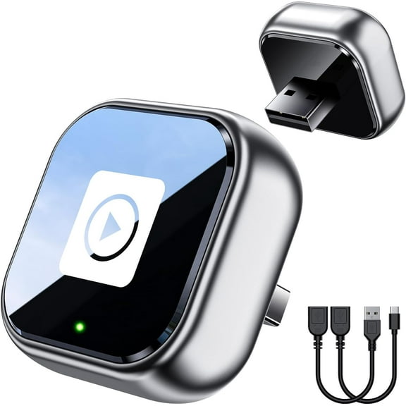 Wireless Carplay Adapter & Android Auto 2025 Upgrade Wired CarPlay to ...