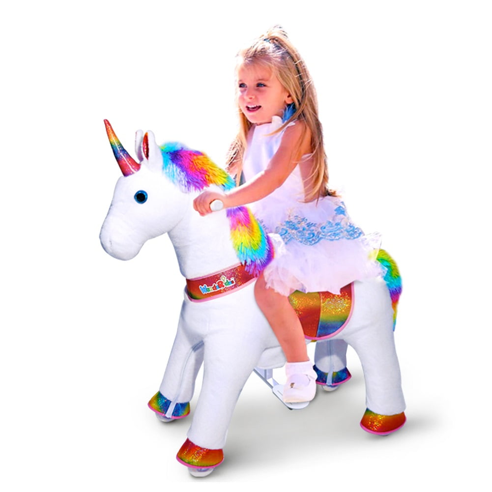 Click here for Wonderides Ride On Rainbow Unicorn Ponycycle Toys... prices