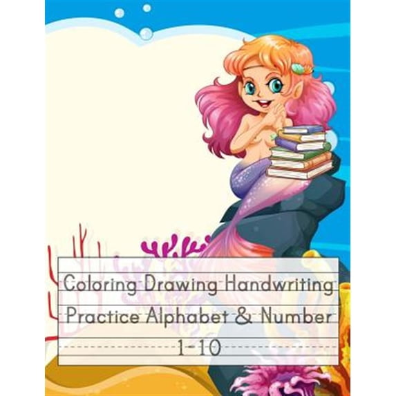 Pre-Owned Coloring Drawing Handwriting Practice Alphabet & Number ...