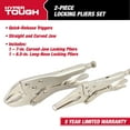 Hyper Tough Locking Plier Set with 6-1/2-Inch Long Nose and 7-Inch ...