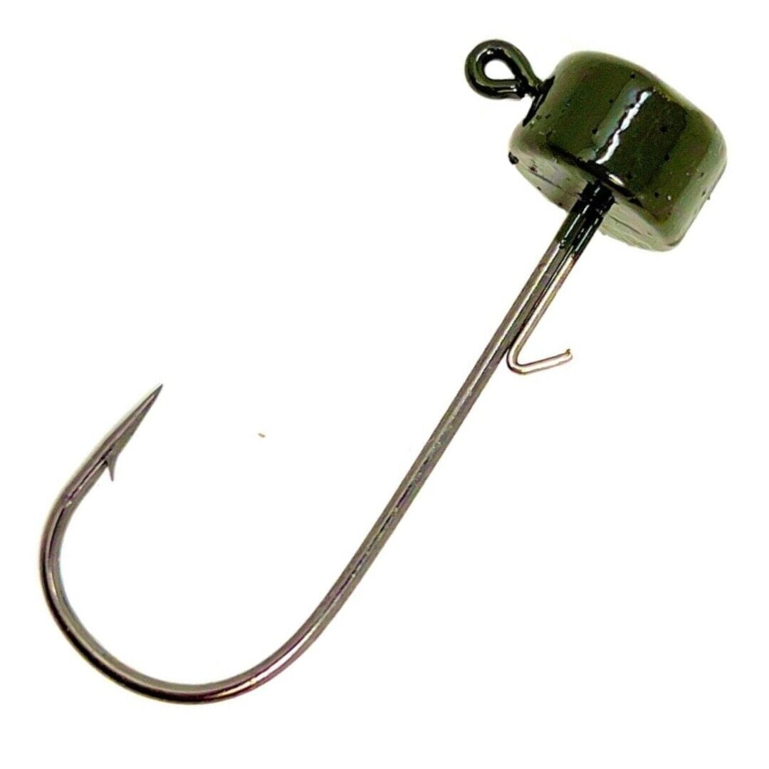 Reaction Tackle Lead Mushroom Head Ned Rig Shroom Jig Heads (25-Pack ...