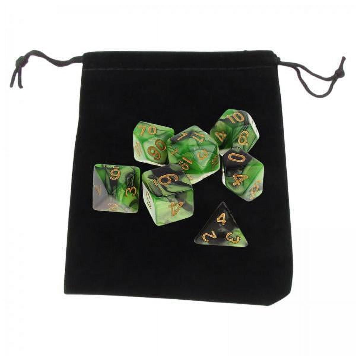 Dados de juego,Juego de dados poliédricos acrílicos para enseñanza de ...
