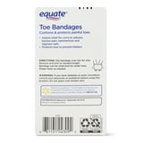 Equate Toe Bandages Cushion & Protect Corns and Bunions, One Size Fits ...
