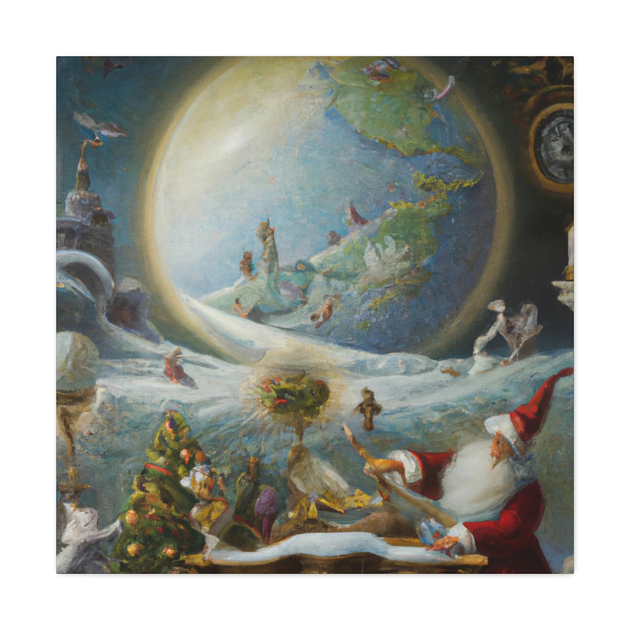 Ice and Majesty at North. - Canvas - Walmart.com