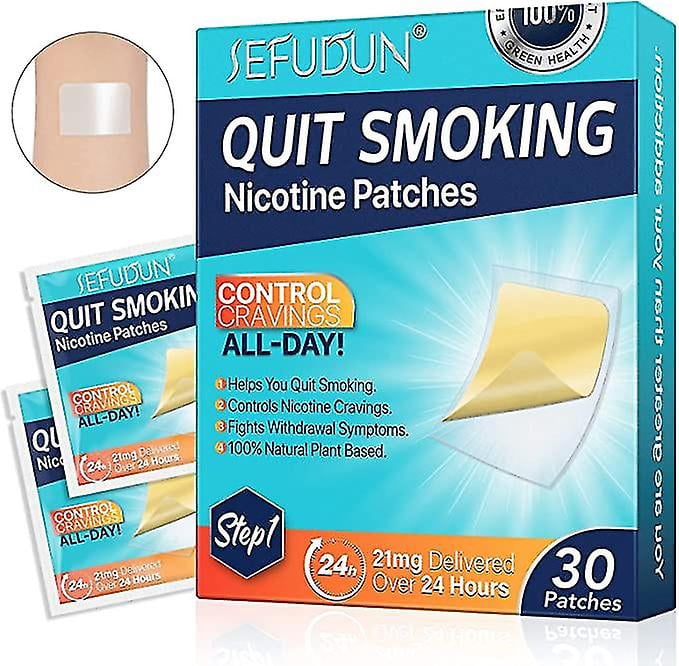Smoking Aid Stop Smoking Patch [90 Patches] - Easy And Effective Anti ...